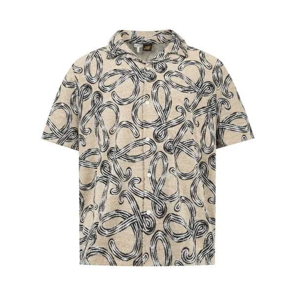 Loewe Short-sleeve Shirt With Monogram Print