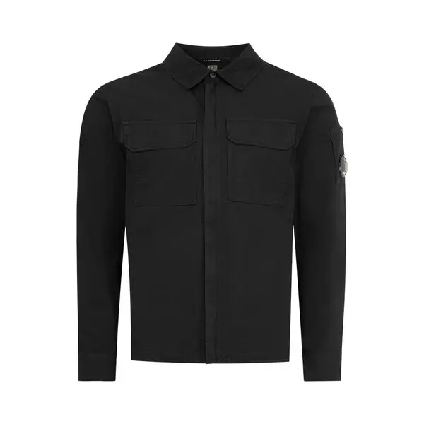 C.P. COMPANY Organic Gabardine Zipped Lens Overshirt