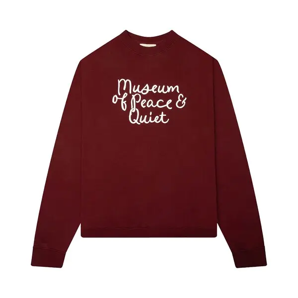 MUSEUM OF PEACE & QUIET Scribble Crewneck Sweatshirt
