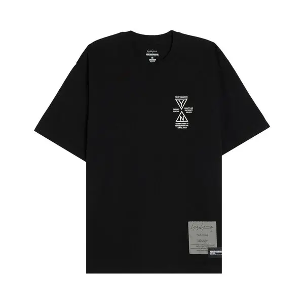 YOHJI YAMAMOTO POUR HOMME Short-sleeve Tee 1 - Black