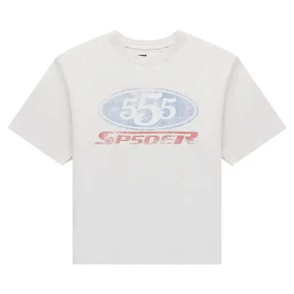 SP5DER R5cing Tee" Graphic Print T-shirt