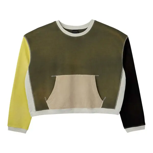GV GALLERY Color Block Crewneck
