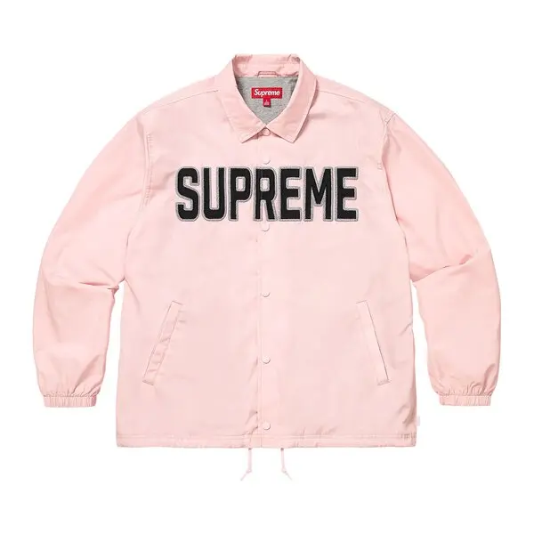 Supreme Spellout Coaches Jacket - Pink