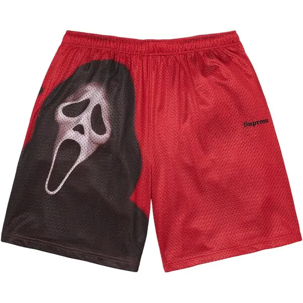 Supreme Ghostface Mesh Short - Red