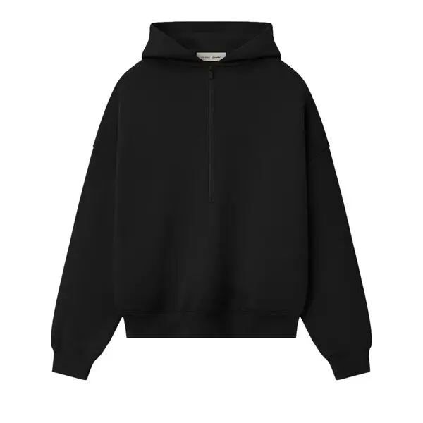 Fear Of God Property Lounge Half Zip Hoodie - Black