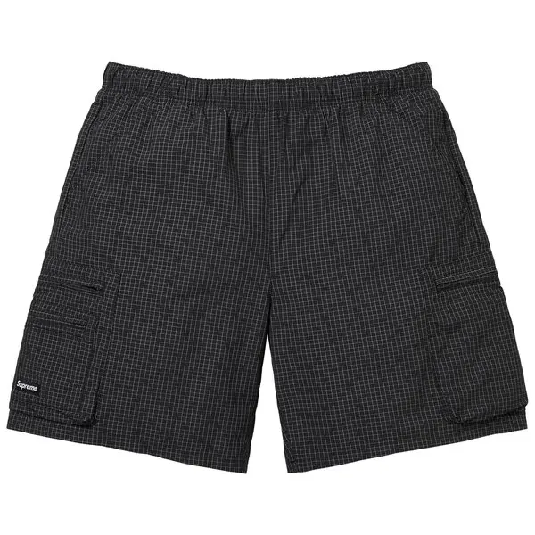 Supreme Ripstop Cargo Water Short - Black