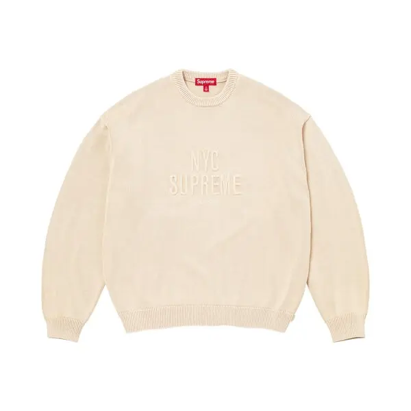 Supreme Overdyed Raised Sweater