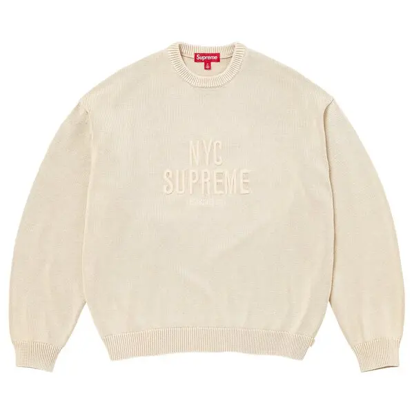 Supreme Overdyed Raised Sweater