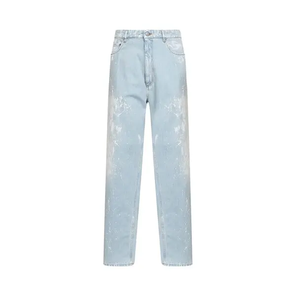 MAISON MARGIELA Distressed Straight Leg Jeans