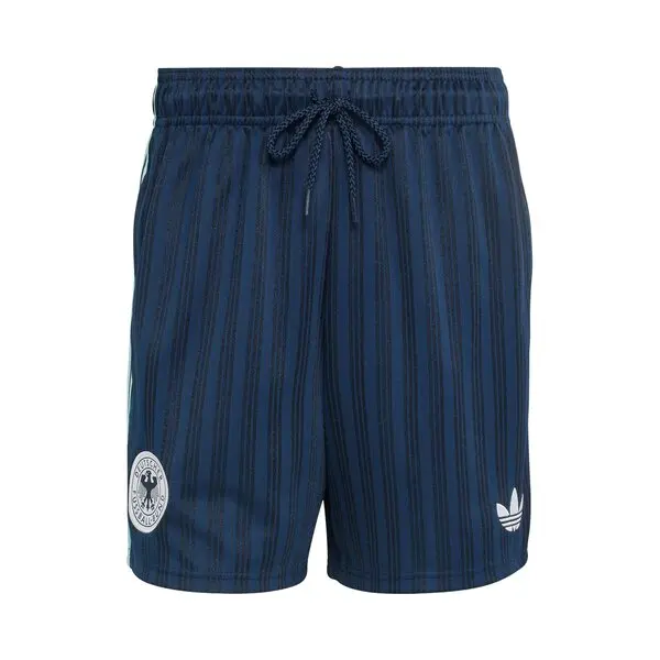 Adidas Germany Originals Striped Shorts - Blue
