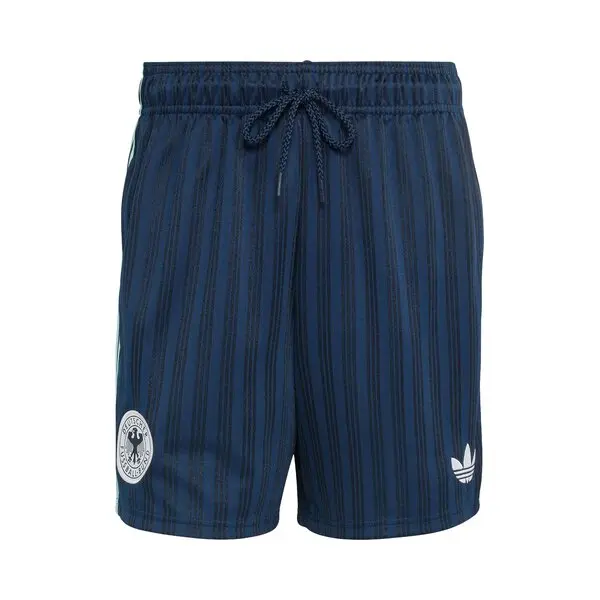 Adidas Germany Originals Striped Shorts - Blue
