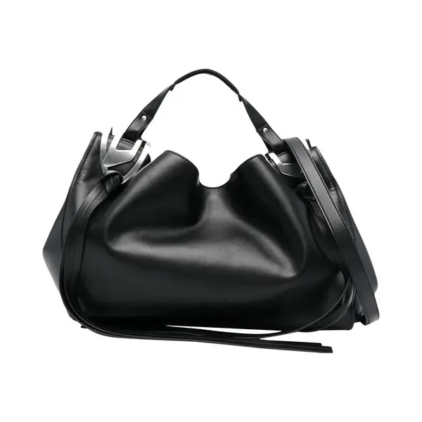 DIESEL® Knot-d Top Handle Shoulder Bag - Black