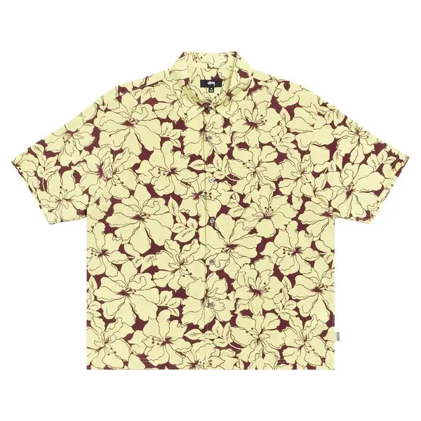 StÜssy Floral Hawaiian Shirt - Green