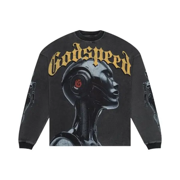 GODSPEED Alexa Long Sleeve Shirt Wash - Grey