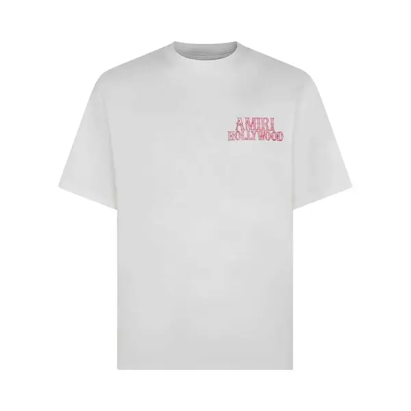 Amiri Hollywood Oversized Tee 'ivory - Cream
