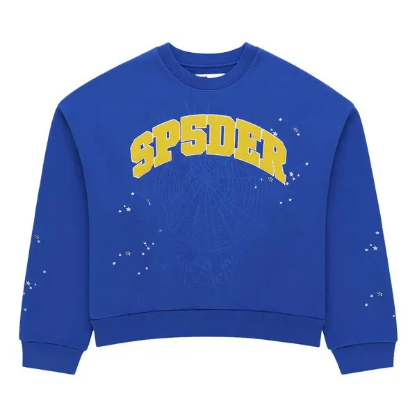 SP5DER Varsity Web Crewneck