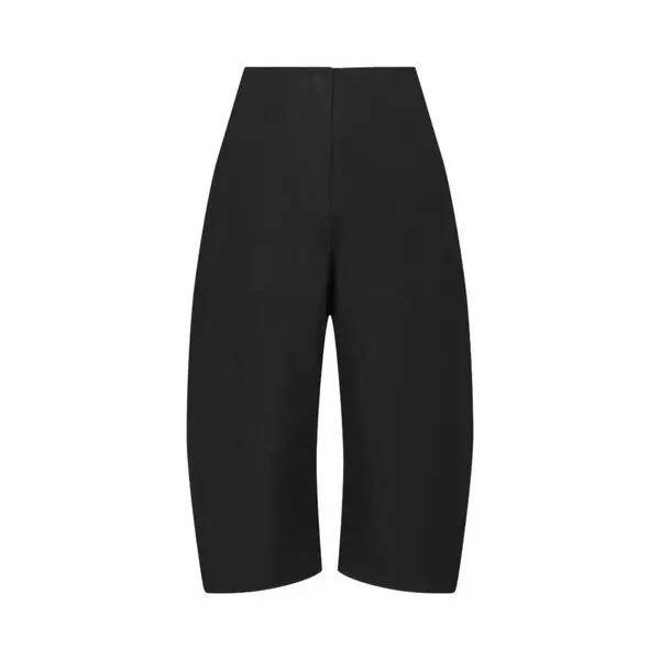 AMOMENTO Curved Capri Pants