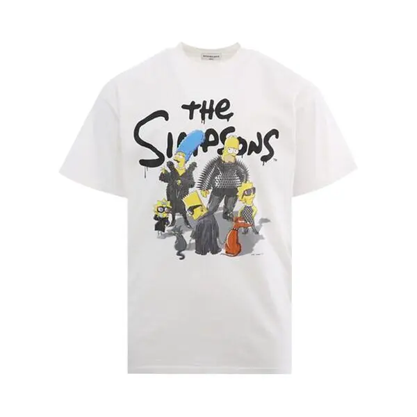Balenciaga X The Simpsons Graphic T-shirt - White