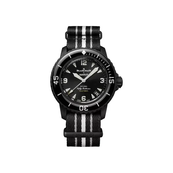 SWATCH X Blancpain Scuba Fifty Fathoms "ocean Of Storms - Black