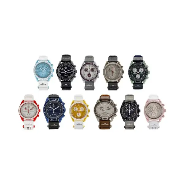 SWATCH X Omega Bioceramic Moon Collection Set Of 11 - Multicolor