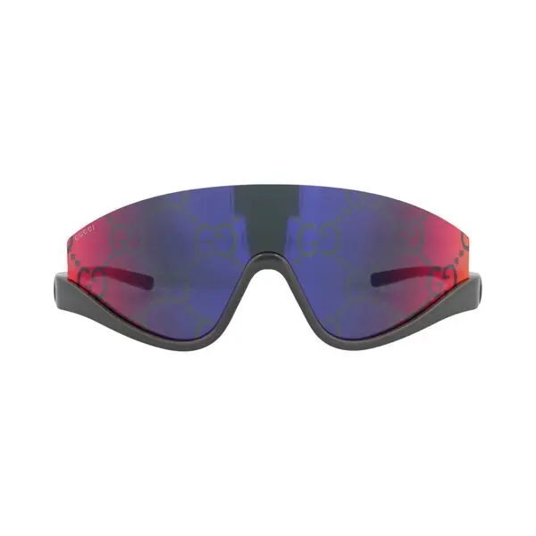 Gucci Shield-frame Injection Sunglasses