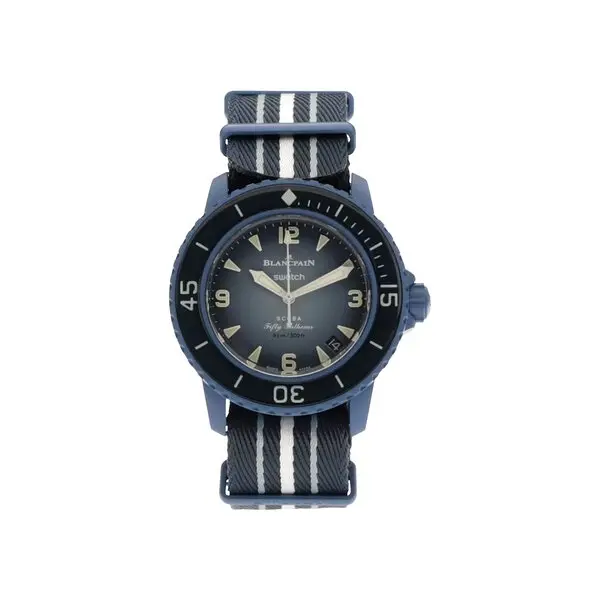 SWATCH X Blancpain Scuba Fifty Fathoms "atlantic Ocean" Watch - Blue