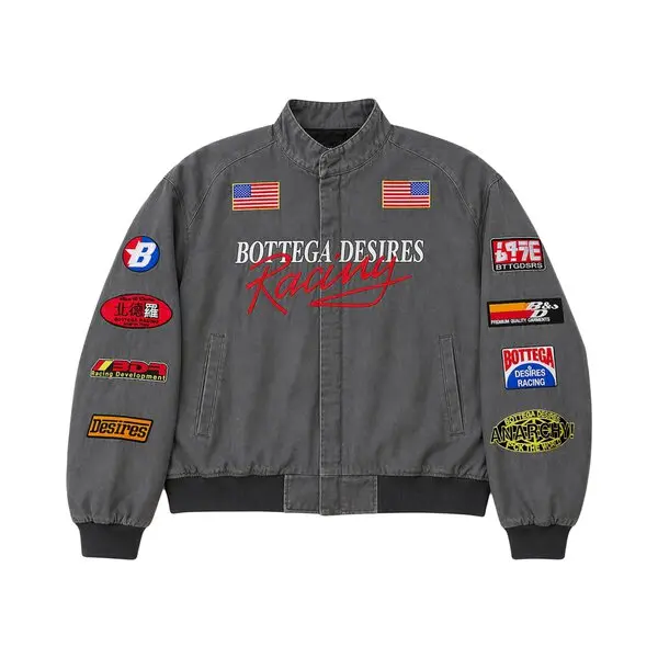 BOTTEGA DESIRES Racing Jacket - Grey