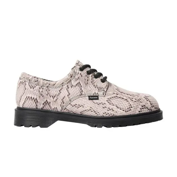 Dr. Martens Supreme X 4-eye Shoe Snakeskin - Tan