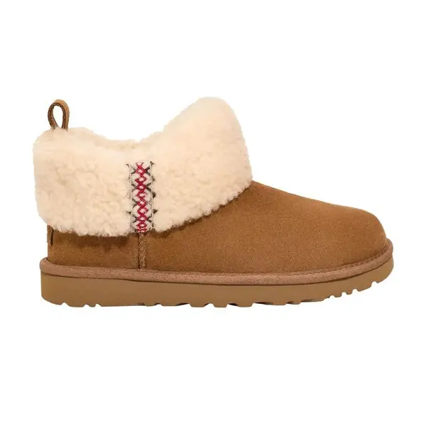 UGG Braided Ultra Mini Boots - Tan