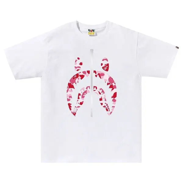A BATHING APE Abc Camo Shark T-shirt - Black