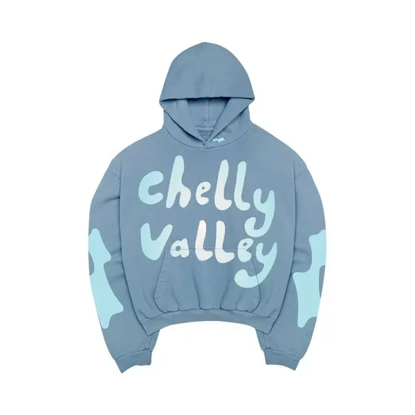 SKYLRK Hooded Graphic Sweatshirt - Blue