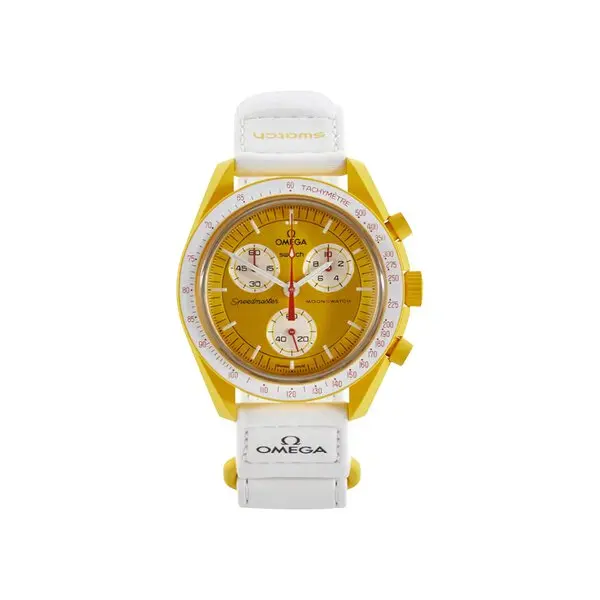 SWATCH X Omega Bioceramic Moon 'mission To The Sun - White