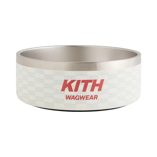 Kith For Wagwear Metal Dog Bowl - Tan