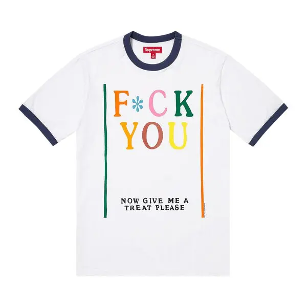 Supreme X Mike Kelley Graphic T-shirt - White
