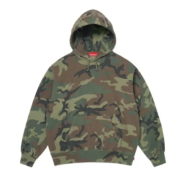 Supreme Overdyed Studded Hooded Sweatshirt