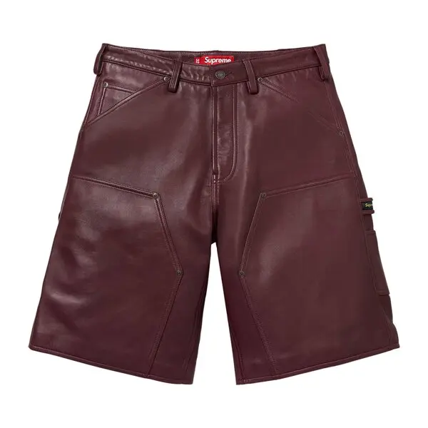Supreme Leather Double Knee Painter Short