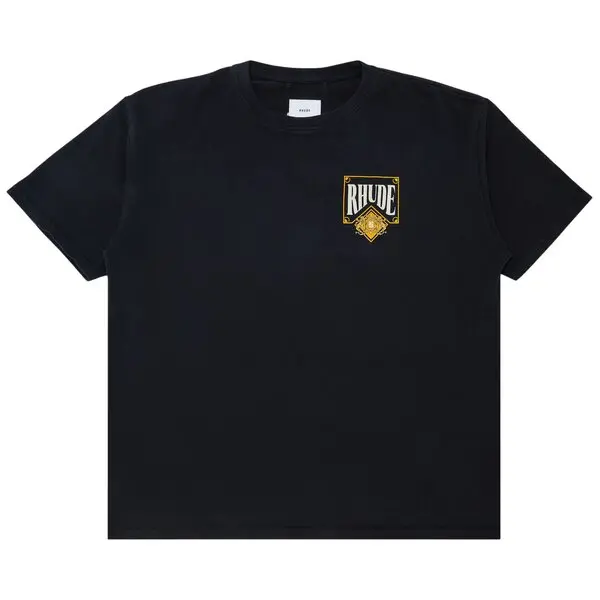 Rhude Playing Card Graphic T-shirt - Black