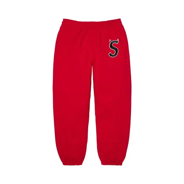 Supreme Devil S Logo Sweatpant - Red