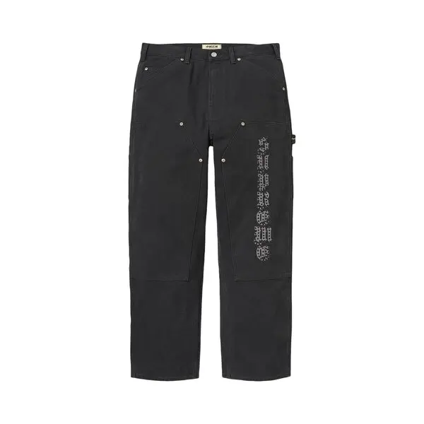 Supreme X The Great China Wall Double Knee Painter Pant - Black
