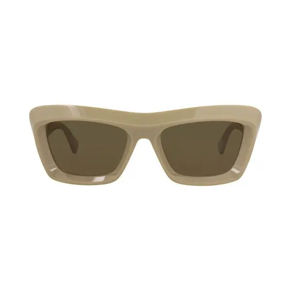 Bottega Veneta Square-frame Acetate Sunglasses - Brown