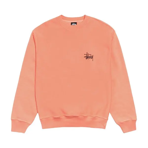 StÜssy Basic Pigment Dyed Crewneck Sweatshirt