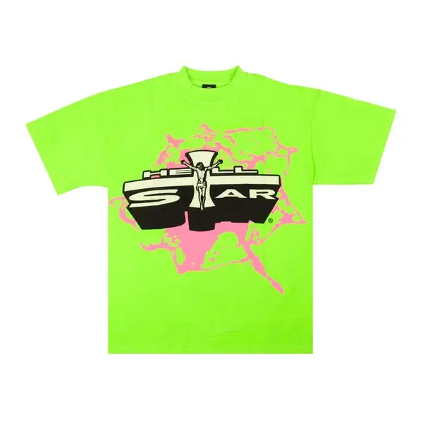 HELLSTAR Jesus Emblem T-shirt - Green