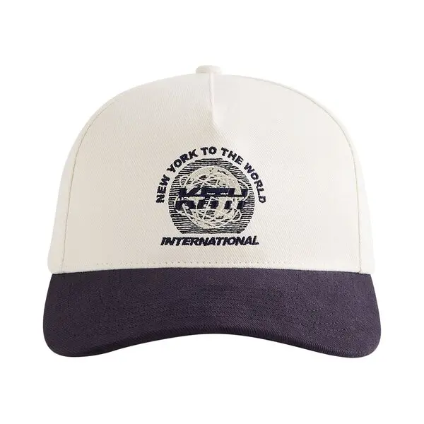 Kith Brushed Twill Bay Low Pinch Crown Cap - Blue