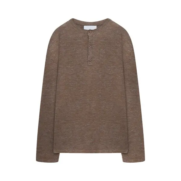 THE ELDER STATESMAN Lenny Knit Henley