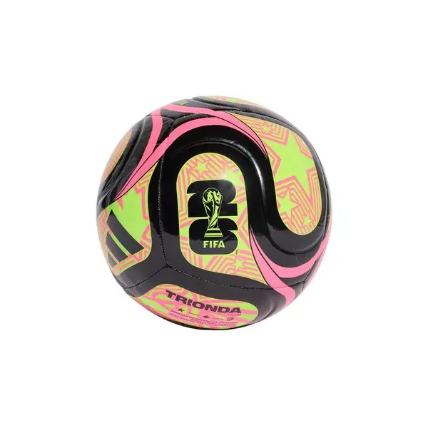 Adidas Fifa World Cup 26 Trionda Club Ball /lucid Lemon/lucid Pink - Black