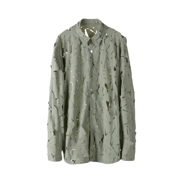POST ARCHIVE FACTION 6.0 Shirt Left Abstract Cut-out Detail