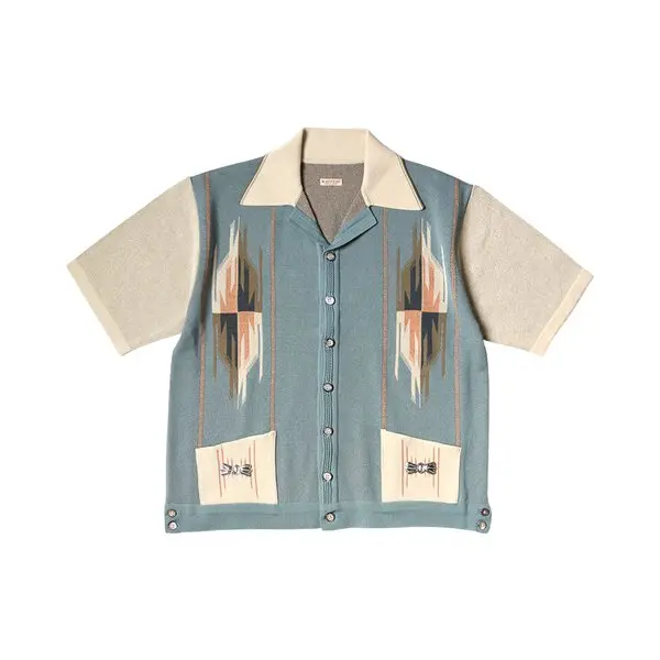 Kapital 12g Cotton Knit Chimayo Aloha Polo