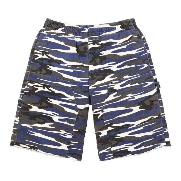 Supreme Double Knee Painter Sweatshort - Blue