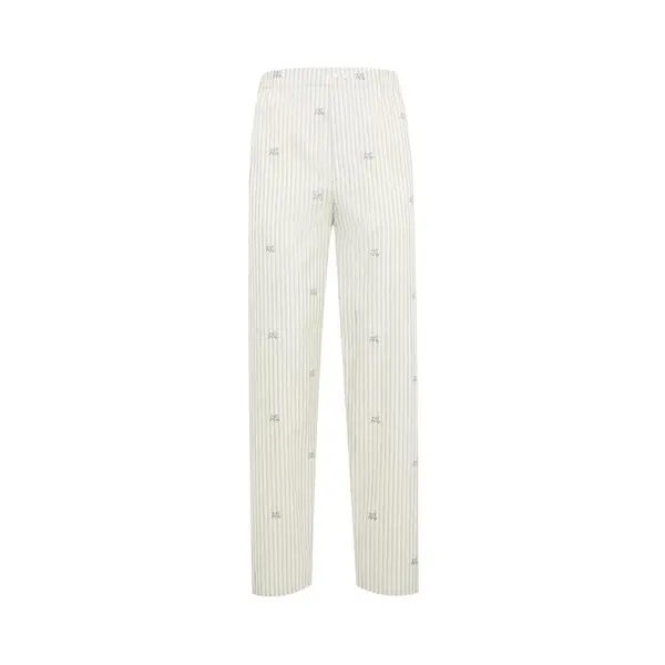 Jacquemus Pyjama Pant 'jacquard Lamb Stripes - Tan