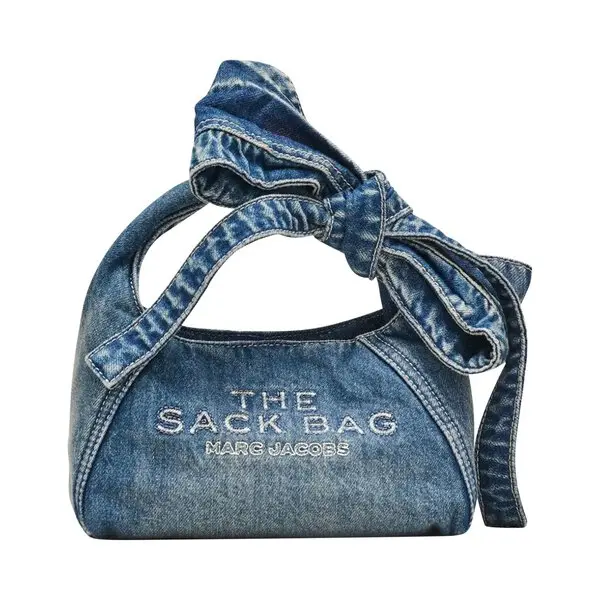 Marc Jacobs Bow Denim Mini Sack Bag